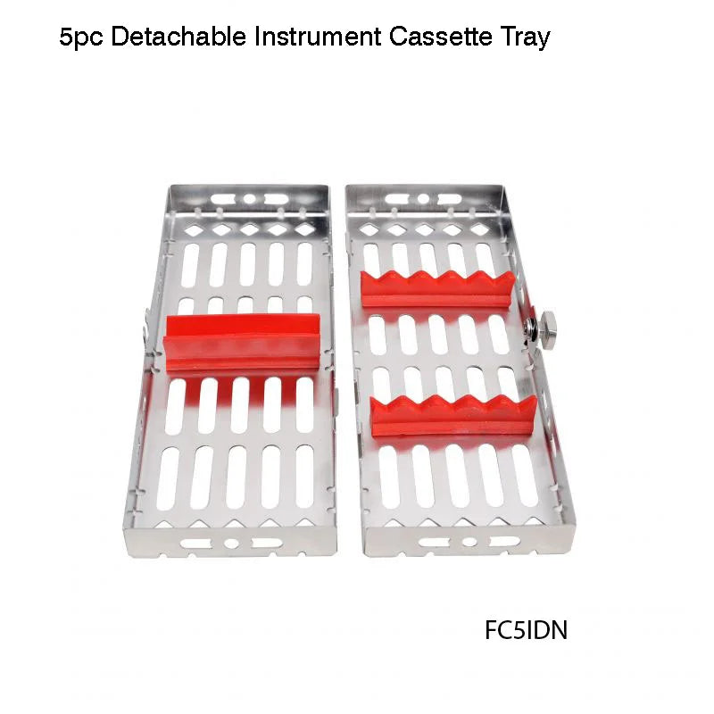 Classic series – 5 pc Detachable Instrument Cassette Tray– Fortec