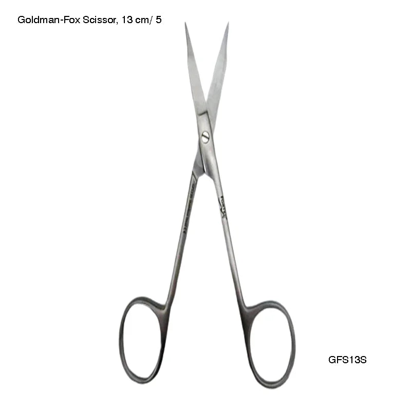 Goldman-Fox Scissor, 13 cm/ 5″ - Straight– Fortec