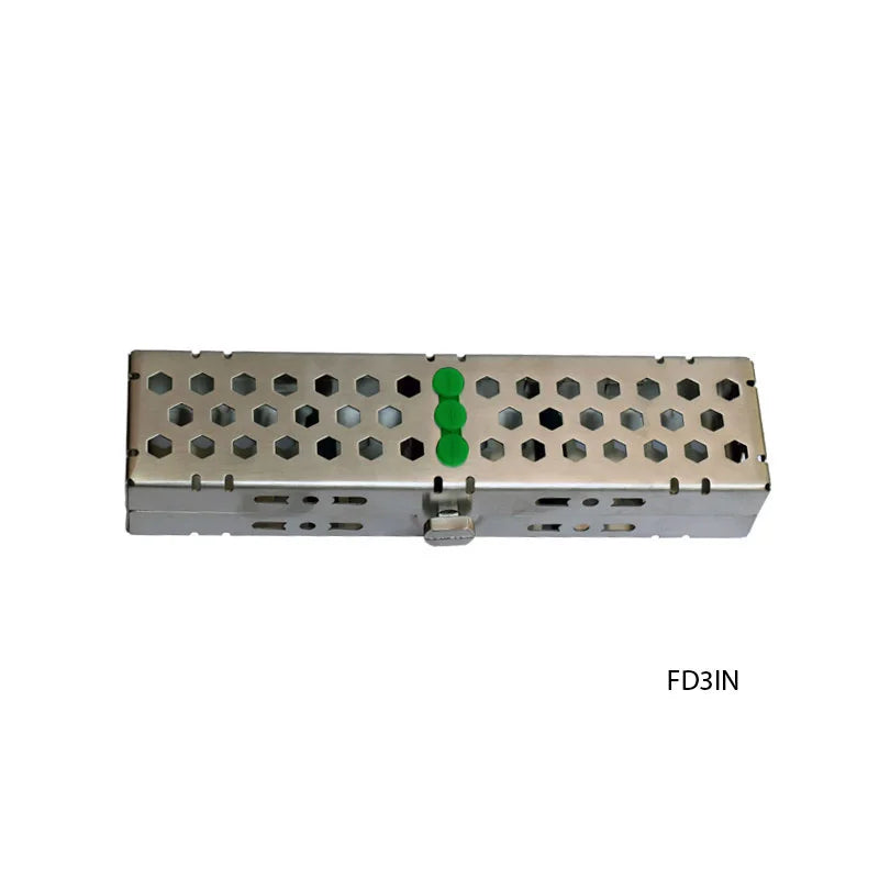 Hexagon series – 3 pc Hinged Instrument Cassette Tray– Fortec
