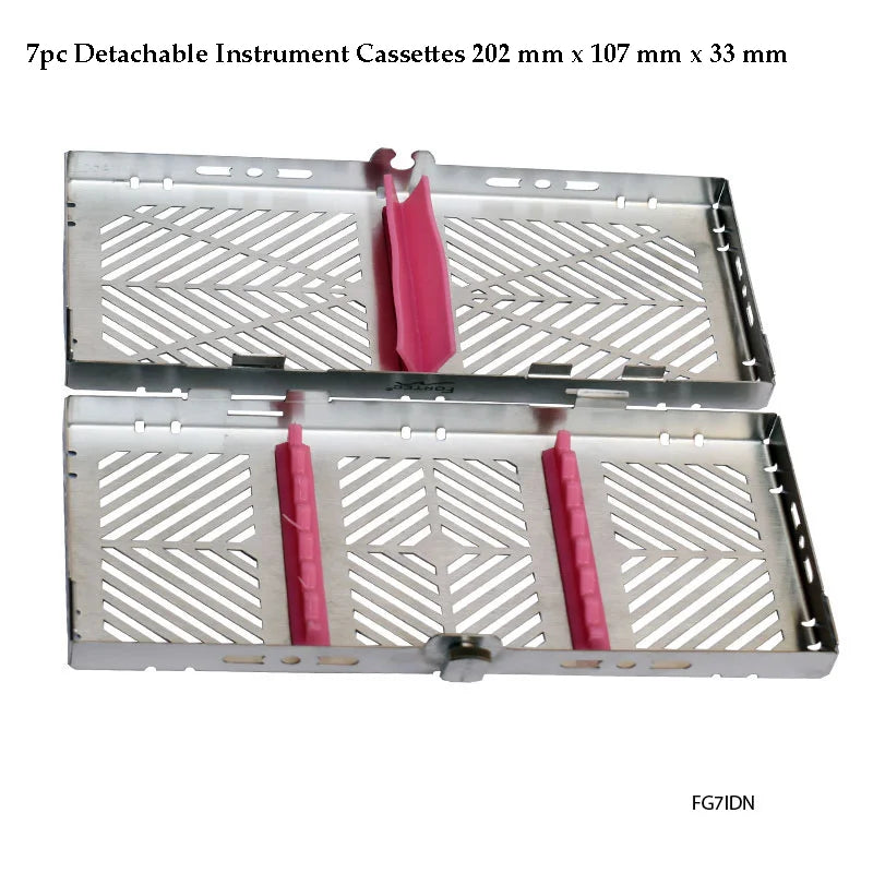 Spider Web series – 7 pc Detachable Instrument Cassettes– Fortec