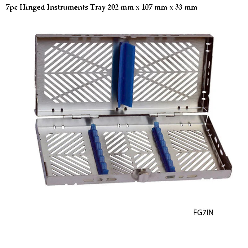 Spider Web series – 7 pc Hinged Instruments Tray– Fortec